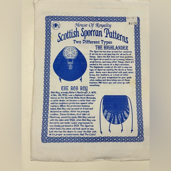 Scottish Sporran Patterns | Bags | Scottish Sporran Patternsthe ...